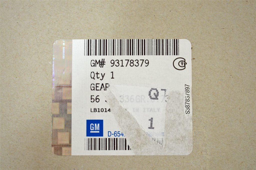 LSC 93178379 : GENUINE Camshaft Drive Gear / Sprocket (1.9 Diesel ...