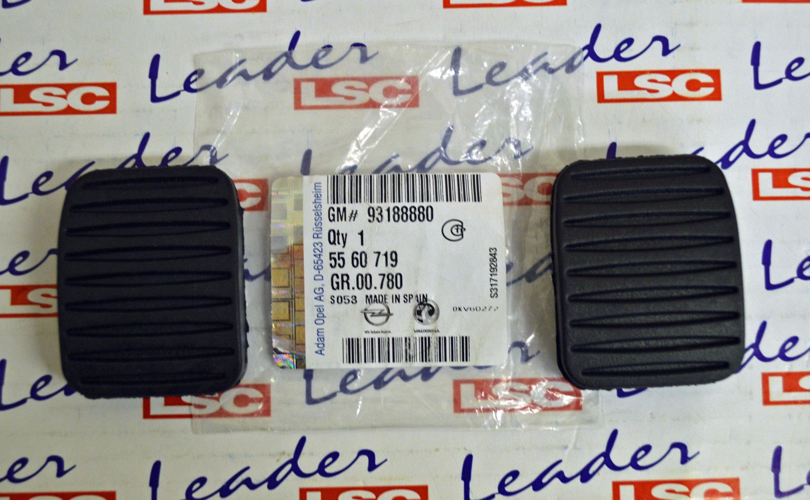 LSC 93188880 : GENUINE Pair Of Brake / Clutch Rubber Pedal Covers ...