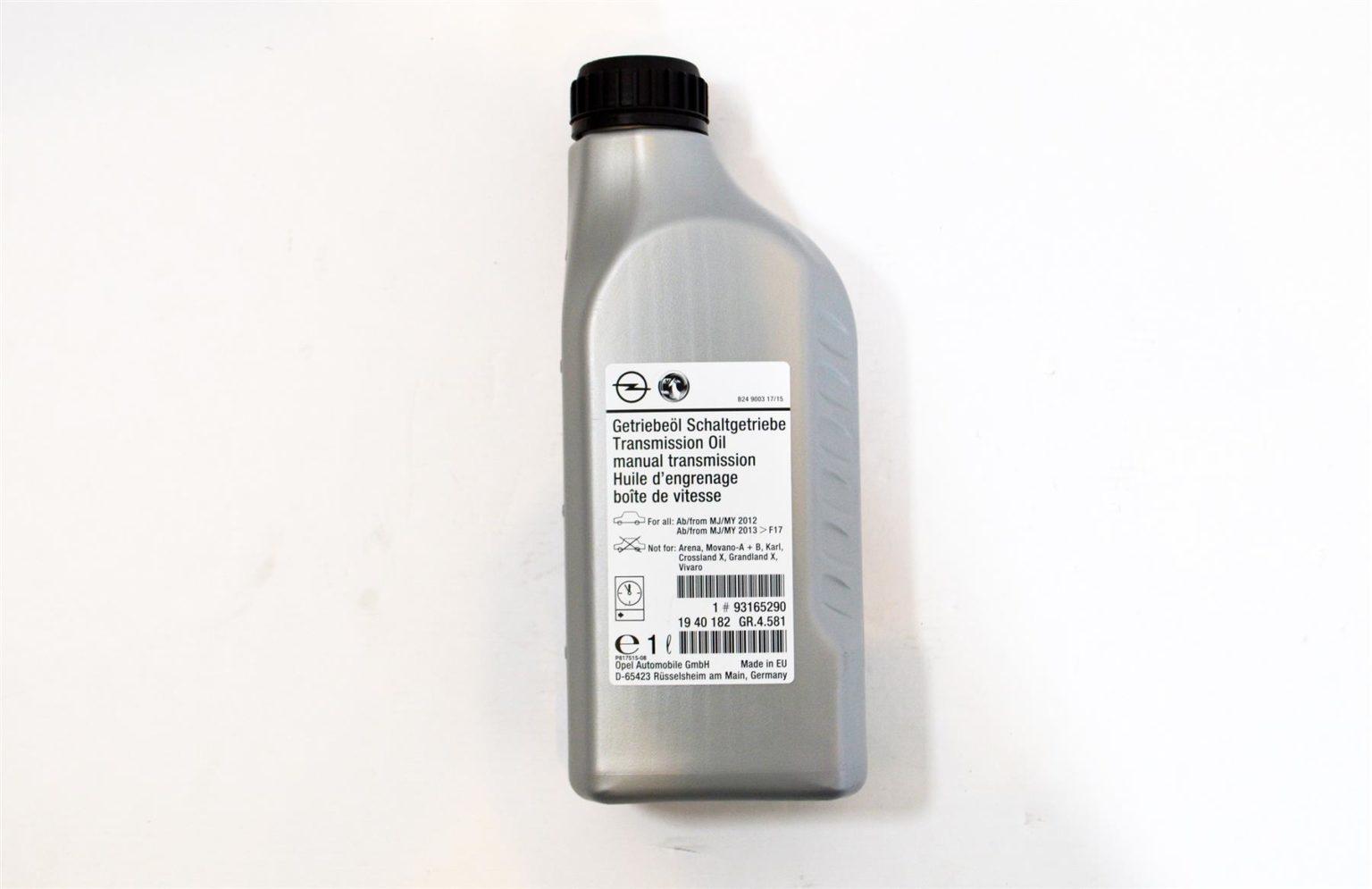 LSC 93165290 : 1ltr GENUINE Manual Transmission / Gearbox Oil SAE75 W85 ...