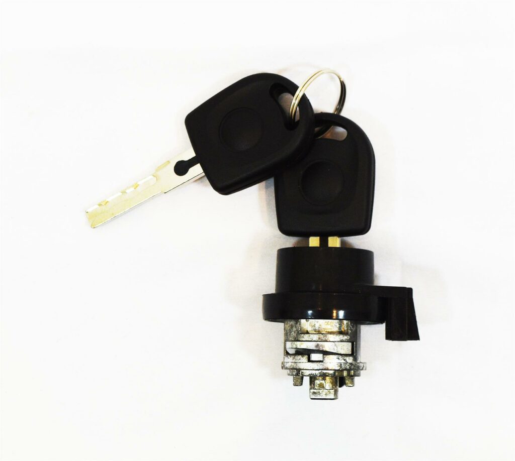 LSC 8E0905855A : Ignition Barrel Lock Cylinder & 2 Keys for Skoda & VW ...