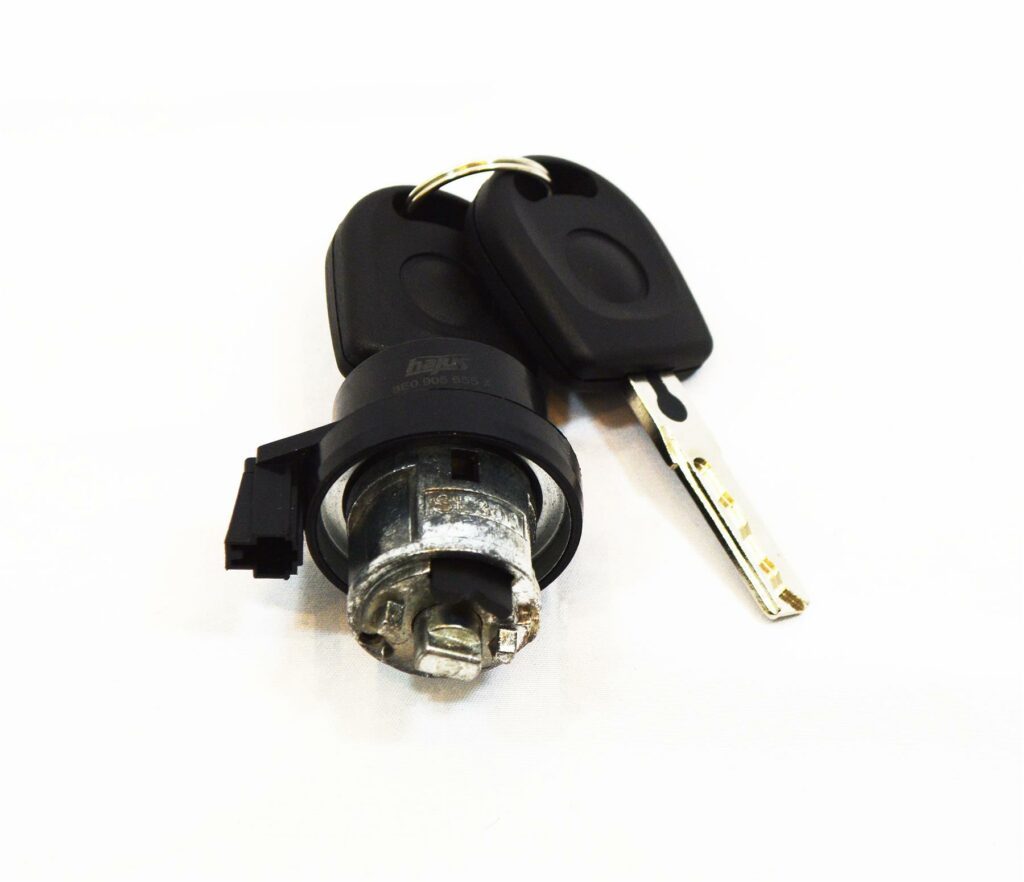 LSC 8E0905855A : Ignition Barrel Lock Cylinder & 2 Keys for Skoda & VW ...