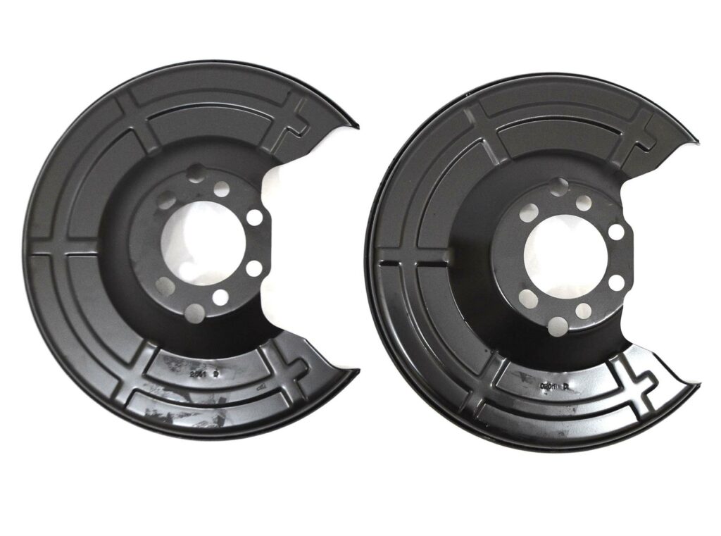 LSC 90498290 x 2 : GENUINE Pair of Rear Disc Brake Dust Shields Splash ...