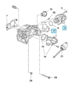 LSC 55566052 : EGR Valve by Dellorto - NEW - Leader Specialist Components