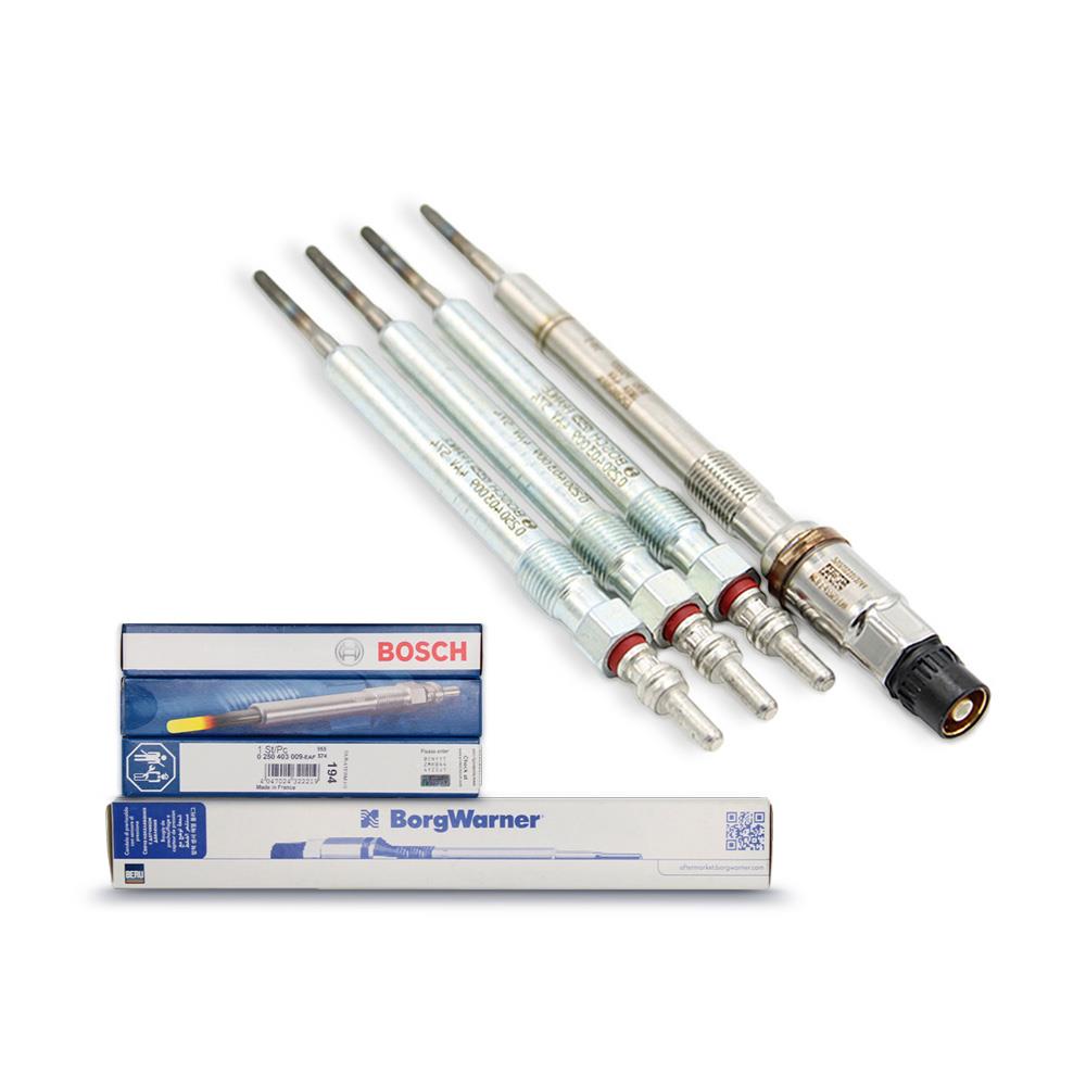 LSC 03L963319A 03L905061L : GENUINE Set of 4 Glow Plugs with Pressure ...